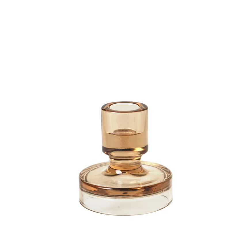 Broste Petra Candle Holder - Heavy Glass | Black Concept Store – BLACK ...